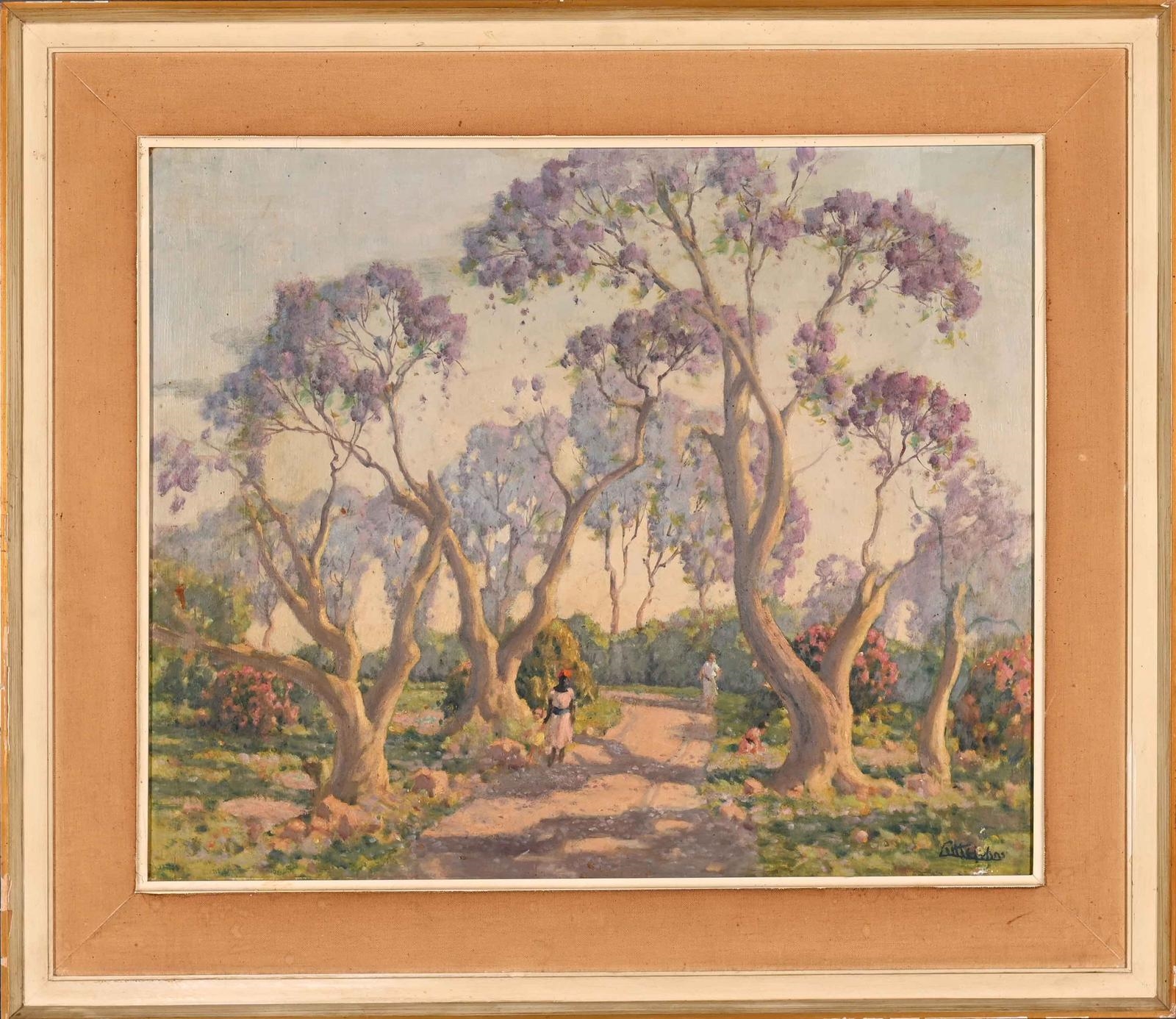 John Littlejohns | Jacarandas in Flower | MutualArt