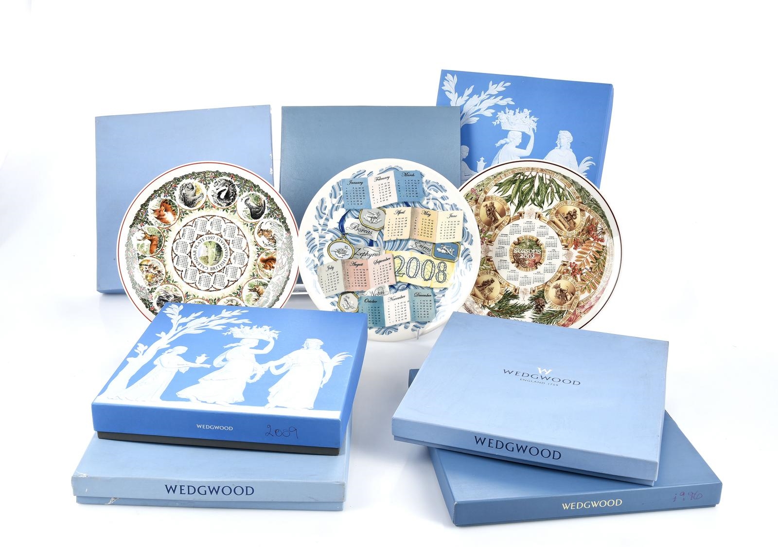 Wedgwood | Collection of ten Wedgwood Calendar plates in original boxes ...