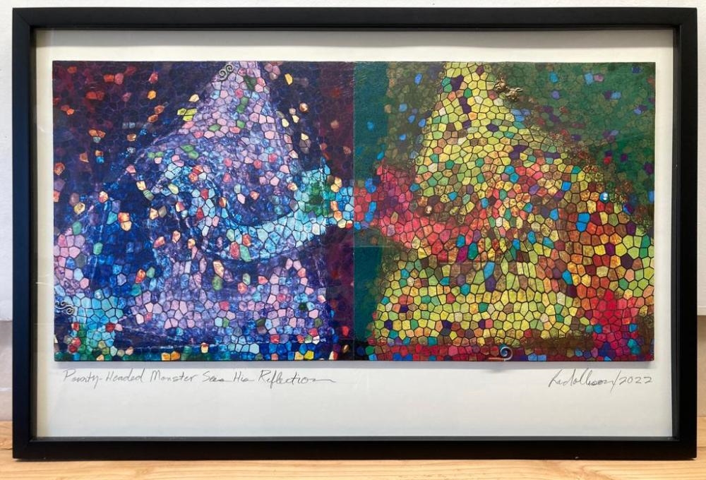 Lee Anne Dollison | Pointy Headed Monster Sees His Reflection | MutualArt