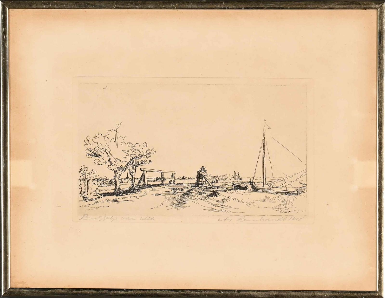 Rembrandt van Rijn | Le Pont de Six | MutualArt