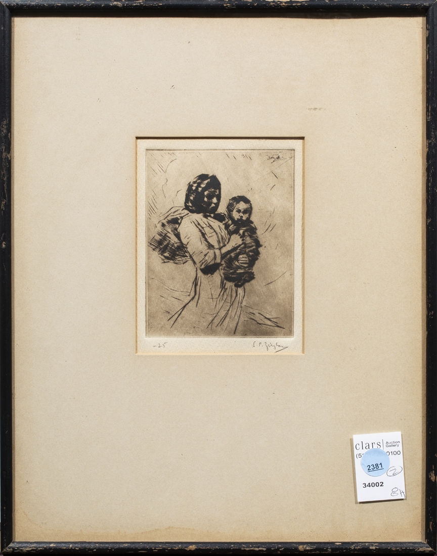 Eustace Paul Ziegler | Mother and Child and Workers (1881) | MutualArt