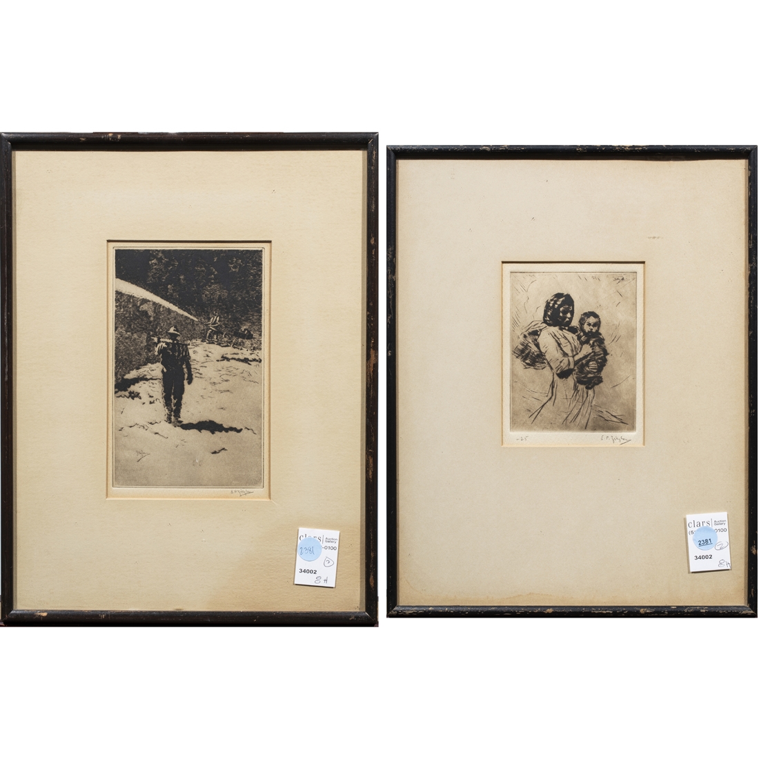 Eustace Paul Ziegler | Mother and Child and Workers (1881) | MutualArt