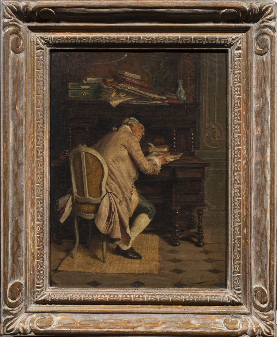 Louis Georges Brillouin | Man Writing at Desk | MutualArt