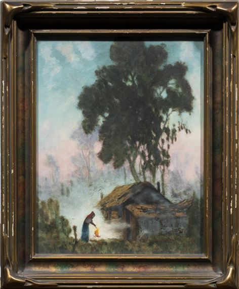 American School, 20th Century | Witch at her Cabin | MutualArt
