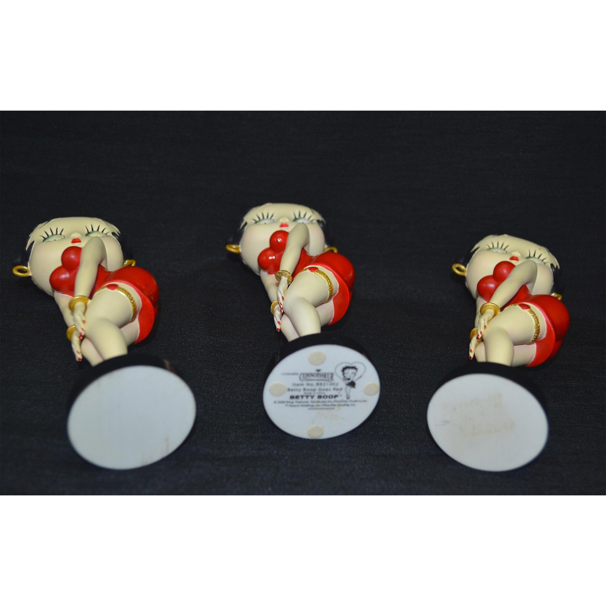 King Features Syndicate | 3Pc Betty Boop Goes Red Figurines/Prototypes ...