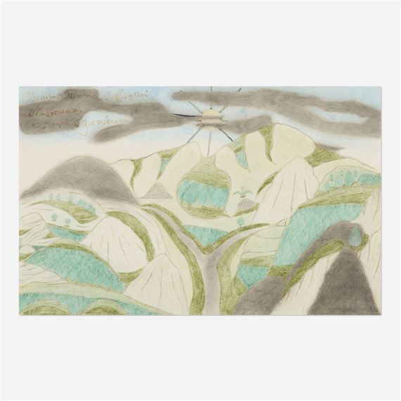 Joseph Yoakum | Prairie Mounds of Central Nebraska | MutualArt