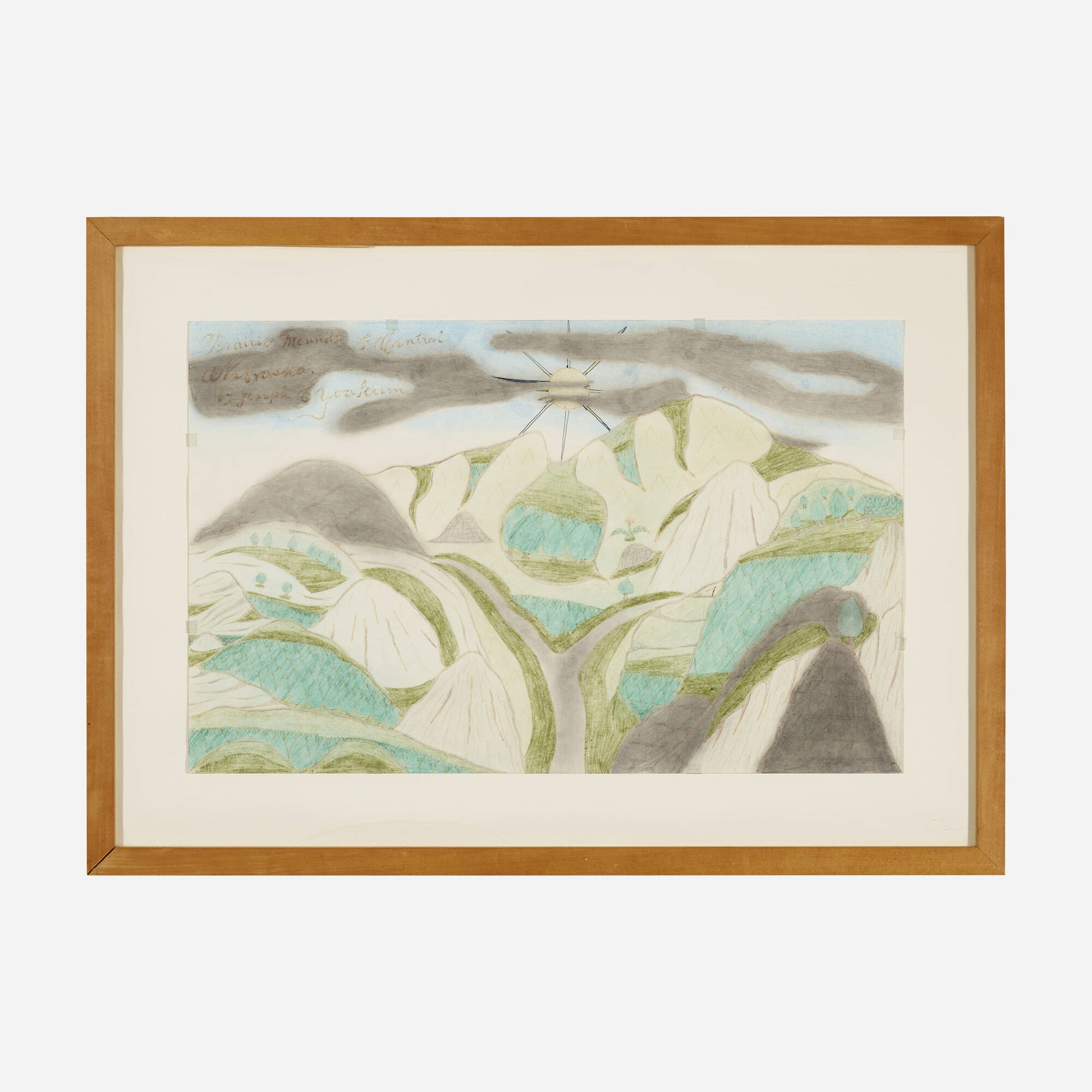 Joseph Yoakum | Prairie Mounds of Central Nebraska | MutualArt