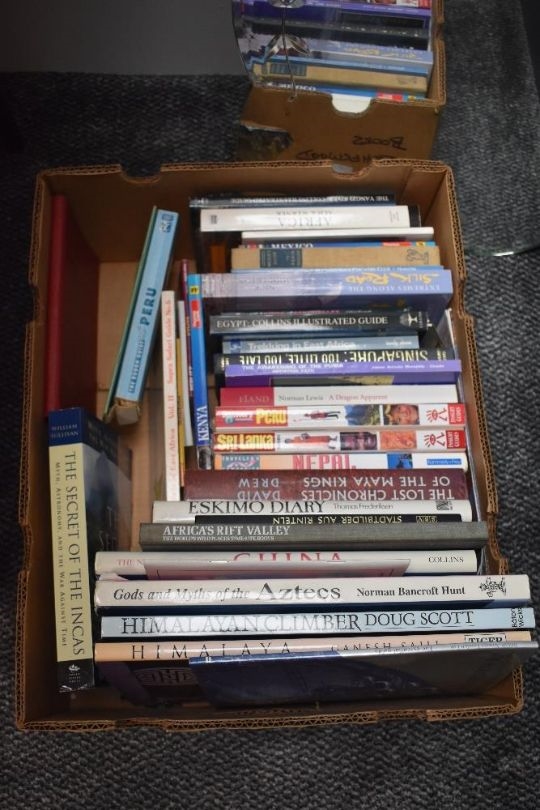 William M. Sullivan | A carton of assorted South American themed books ...