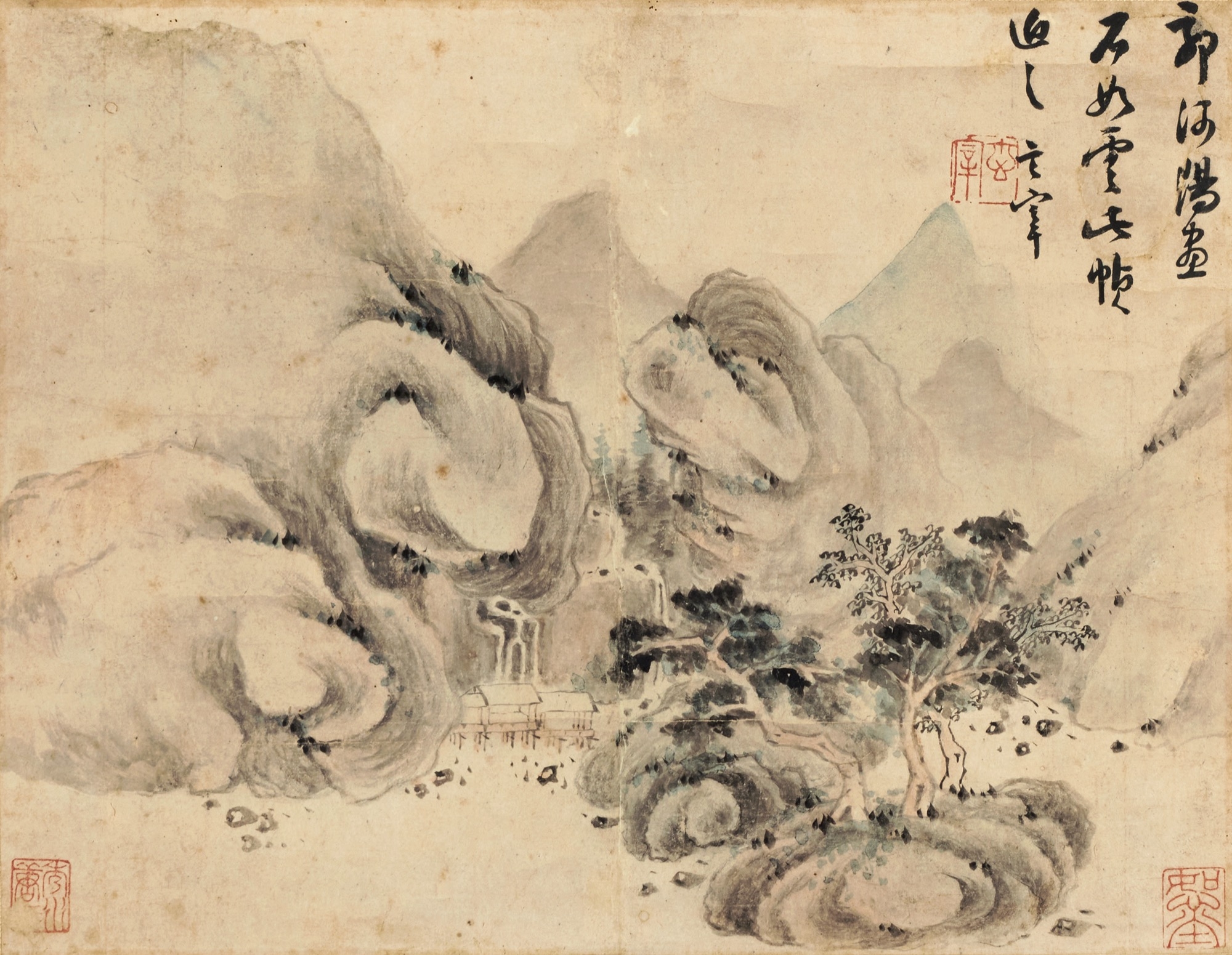 Dong Qichang | Stone Spring Picture | MutualArt