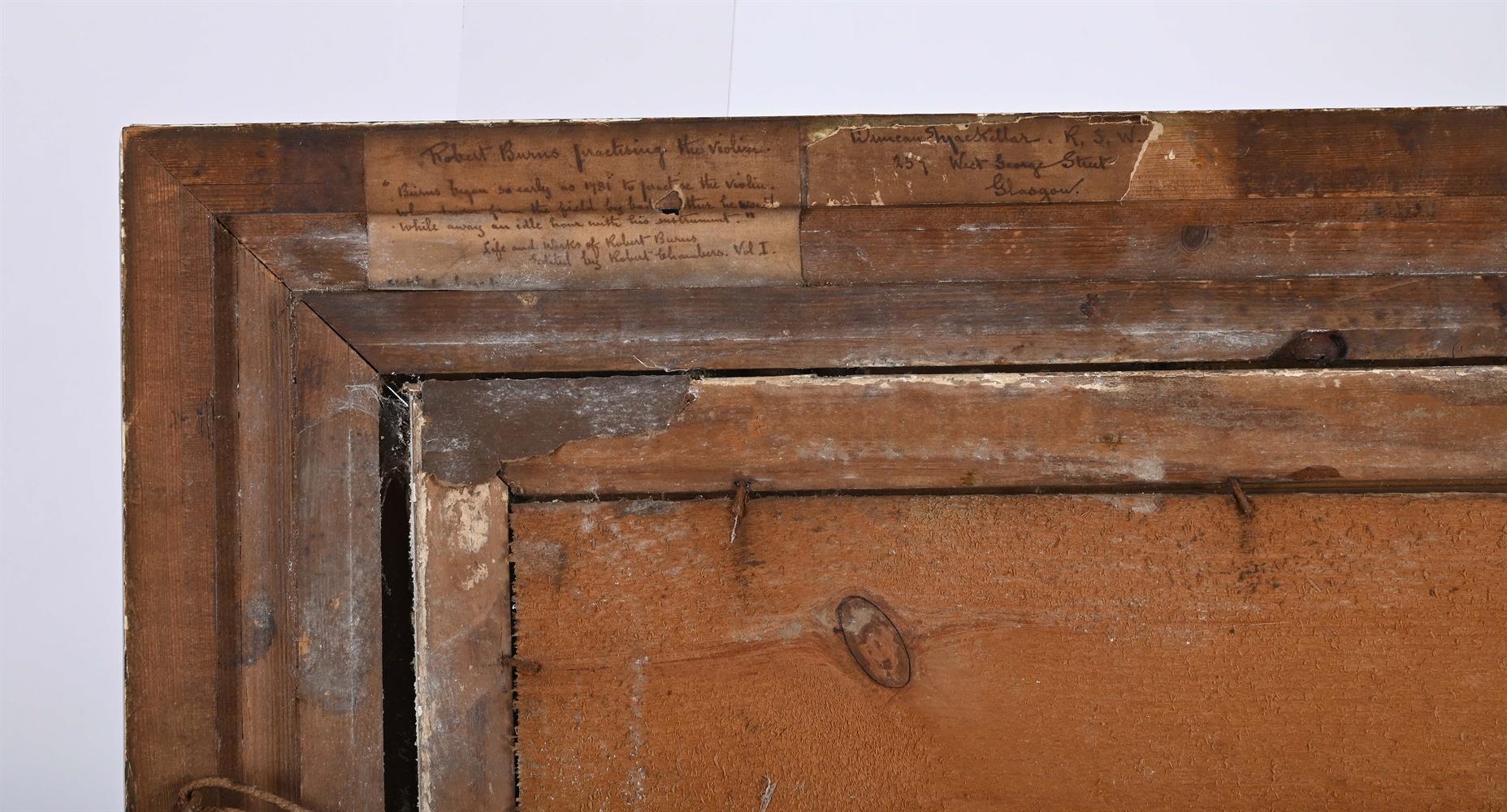 Duncan Mackellar | ROBBIE BURNS PLAYING THE VIOLIN | MutualArt