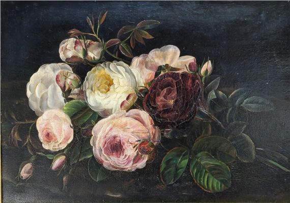 Adamine Sindberg | still life study of roses | MutualArt