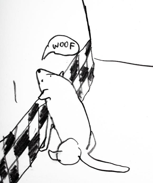 Michael Paraskevas | Michael Paraskevas Dog Comic Strips Graphite, 4 ...