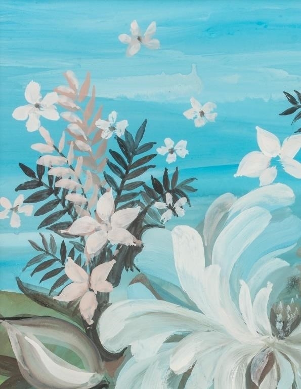 Thelma Frazier Winter | Thelma Frazier Winter Floral Gouache on Paper ...