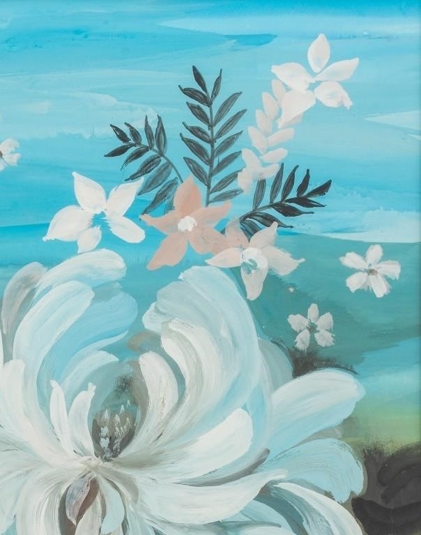 Thelma Frazier Winter | Thelma Frazier Winter Floral Gouache on Paper ...