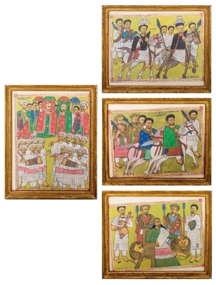 Ashenafi Abebe | 2 Artworks at Auction | MutualArt