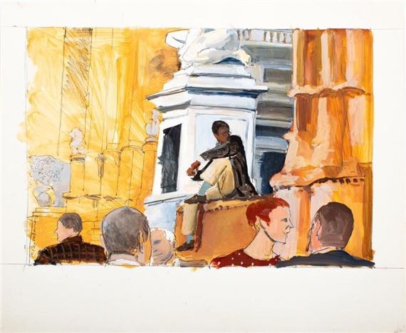 Michael Paraskevas | Michael Paraskevas Interior Scene Mixed Media ...