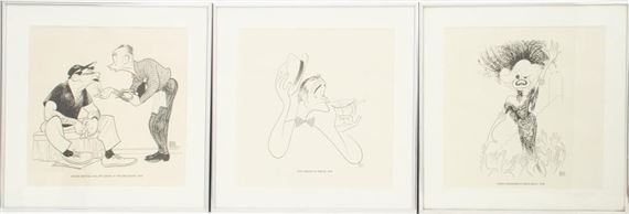 Al Hirschfeld | Al Hirschfeld Caricature Lithographs on Paper, 3 (1978 ...