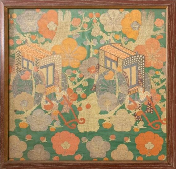 Japanese School | Japanese Embroidered Silk Textile | MutualArt