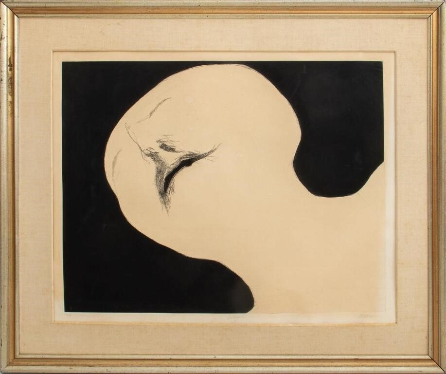 Leonard Baskin | Glutted Death with Wings (1981) | MutualArt