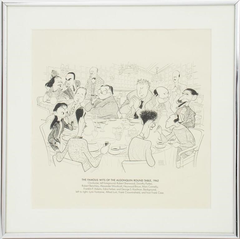 Al Hirschfeld | Al Hirschfeld Caricature Lithographs on Paper, 2 (1962 ...