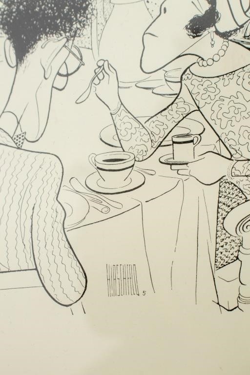 Al Hirschfeld | Al Hirschfeld Caricature Lithographs on Paper, 2 (1962 ...