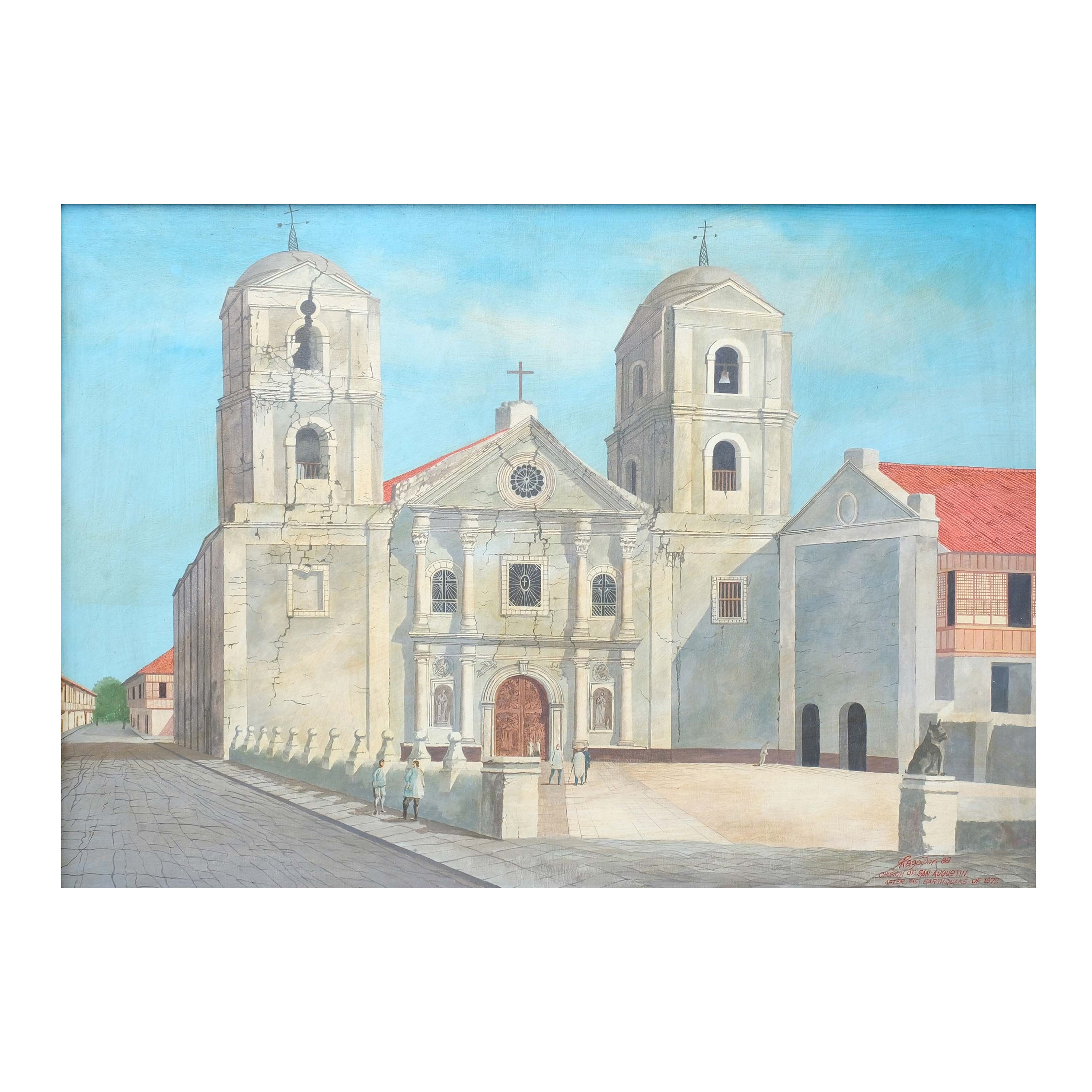 Rodolfo Ragodon | San Agustin Church After the Earthquake of (1988 ...