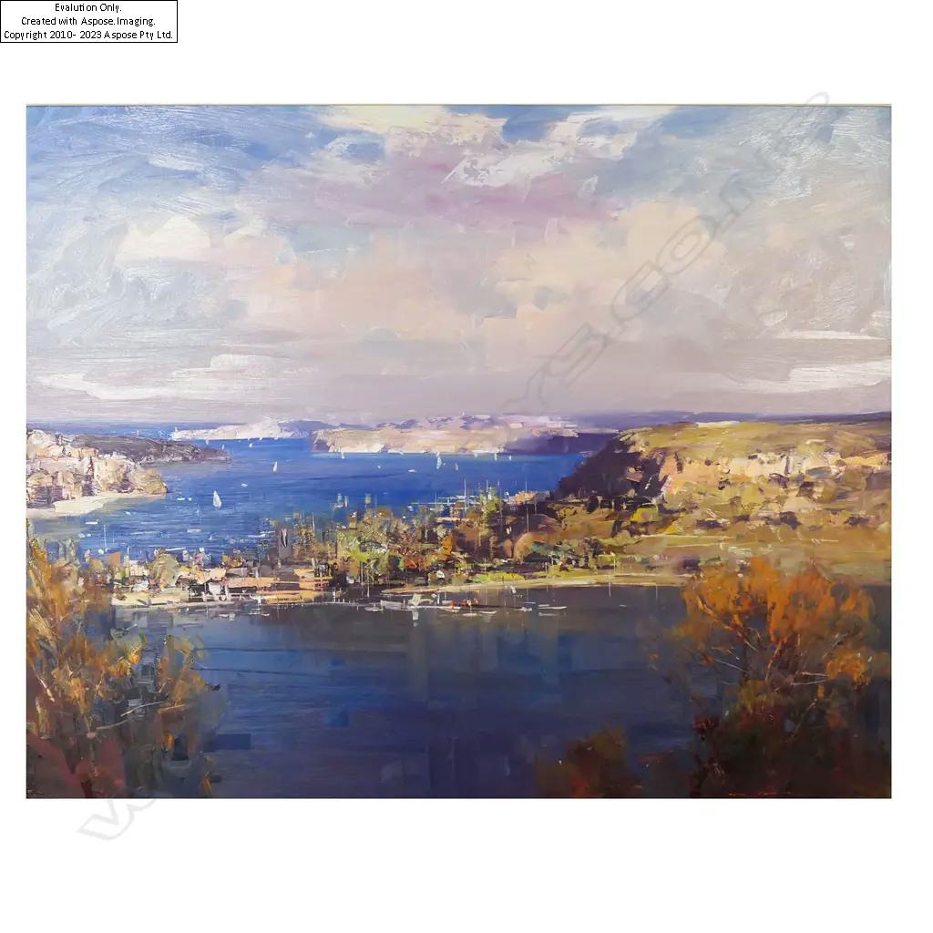 Ken Knight | Across the bay. Petrel Cove, Fleurieu Peninsula | MutualArt