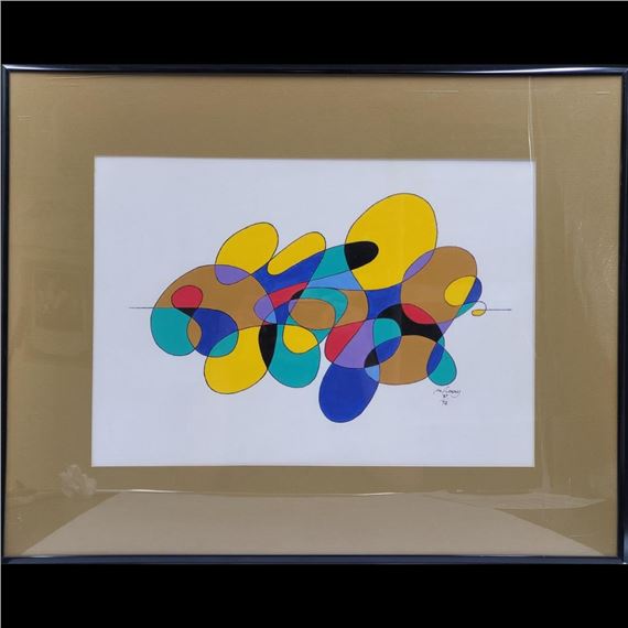 Jon Henry | American Jon Henry Signed And Framed Original Acrylic On ...