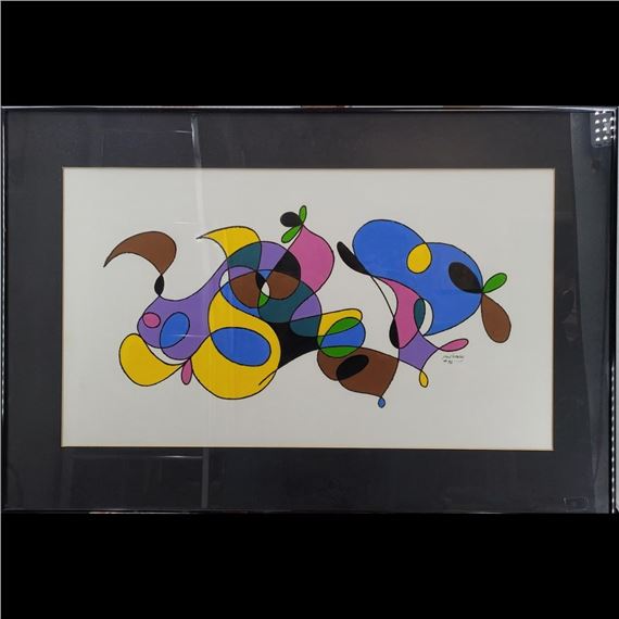 Jon Henry | American Jon Henry Signed And Framed Original Acrylic On ...