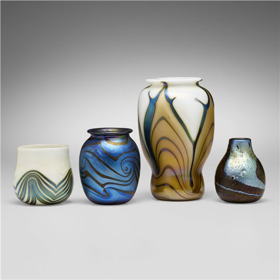 Charles Lotton | Collection of four Early vases (1972) | MutualArt