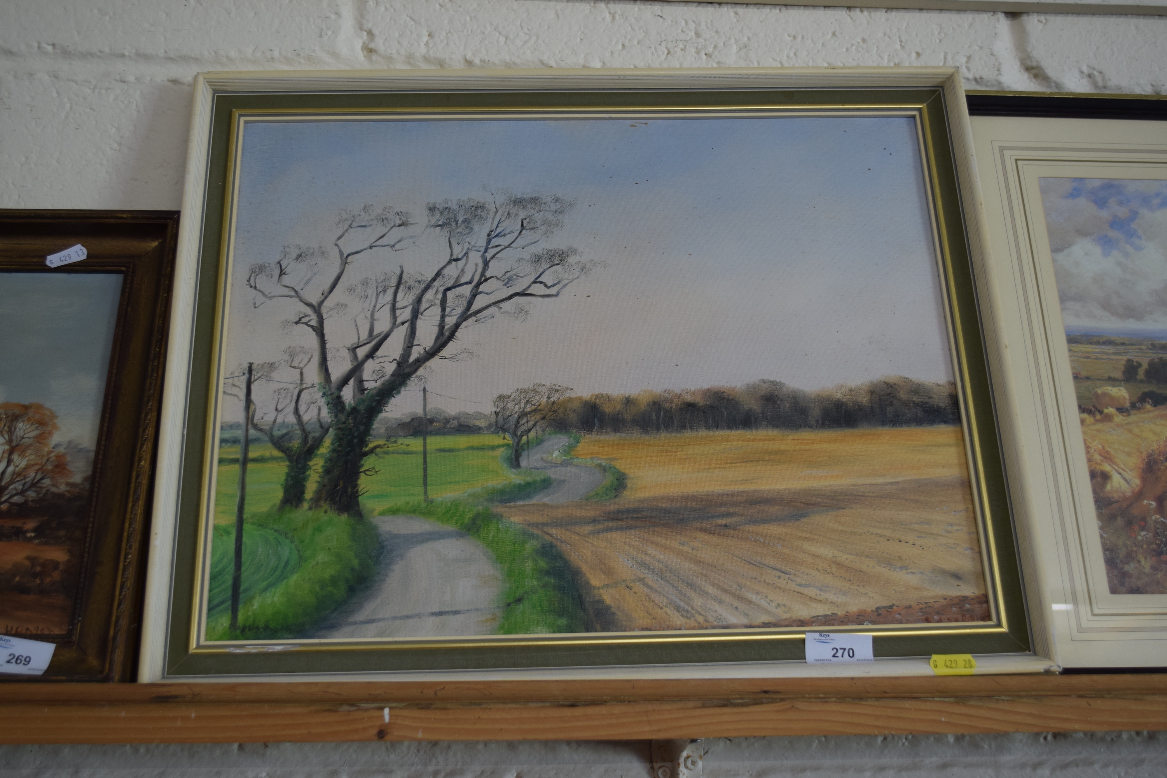 David Wright | study of a rural scene | MutualArt