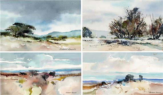 Richard Alexander Rennie | Richard Rennie - 4 Watercolours | MutualArt