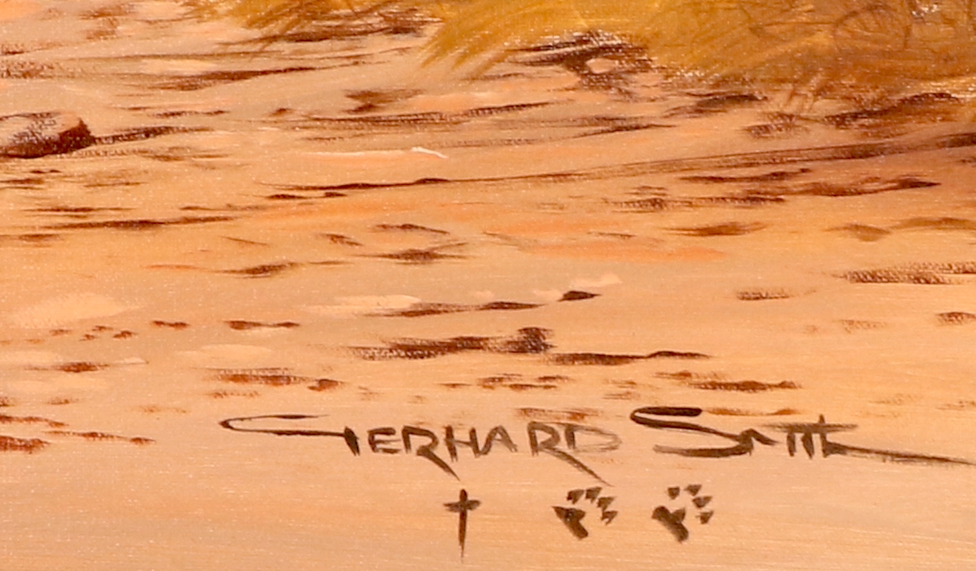 Gerhard Smit | DRY RIVERBED BUSHVELD SCENE | MutualArt