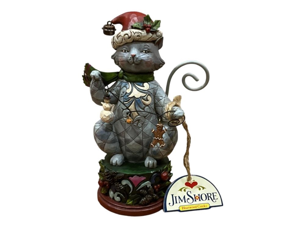 Jim Shore | Jingle Bell on Kitty's Tail | MutualArt