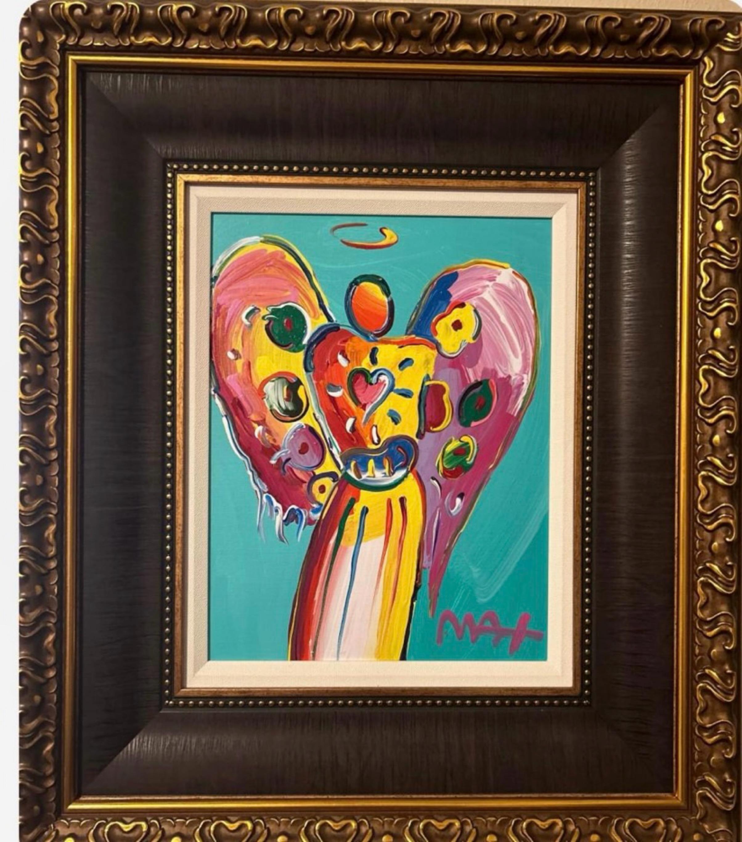 Peter Max | “Angel with Heart ver.XI #244” (2018) | MutualArt