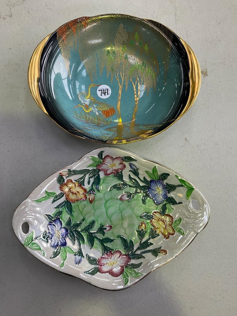 Carlton Ware | CARLTON WARE DISH - BLEU ROYALE & MALING DISH | MutualArt