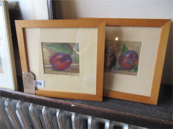 Graeme Willson | PAIR OF WATERCOLOUR STILL LIFES BY GRAEME WILLSON ...