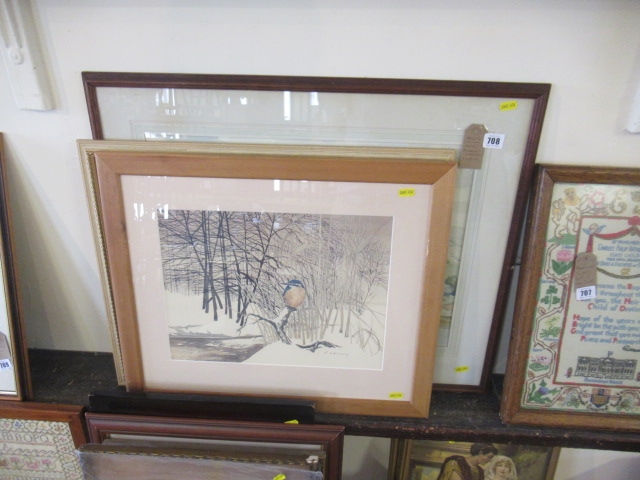 Walter Horsnell | WALTER HORSNELL WATERCOLOUR AND TWO PRINTS | MutualArt