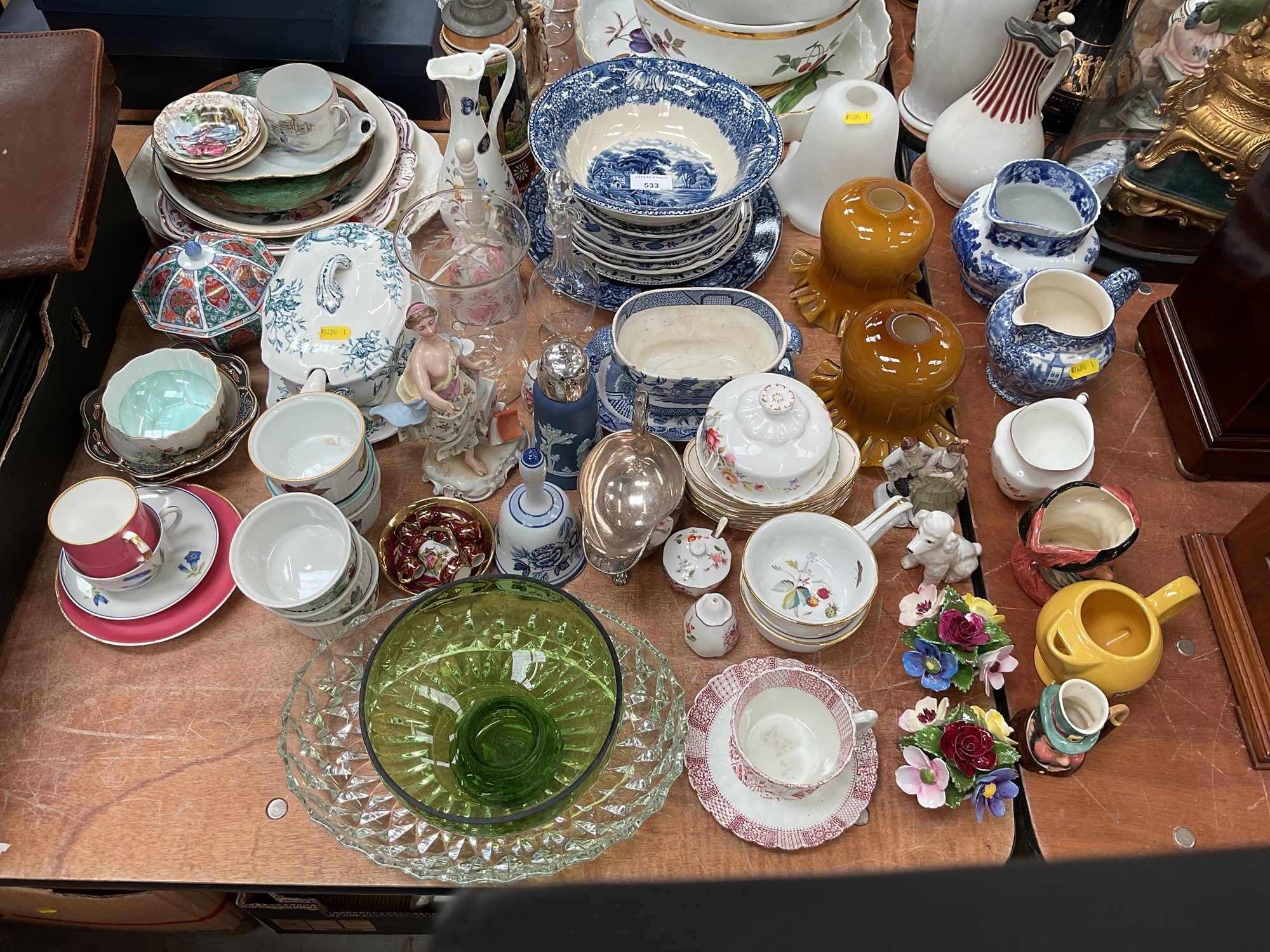 Royal Worcester | Collection of various ceramics and glassware to include jugs, glass light ...