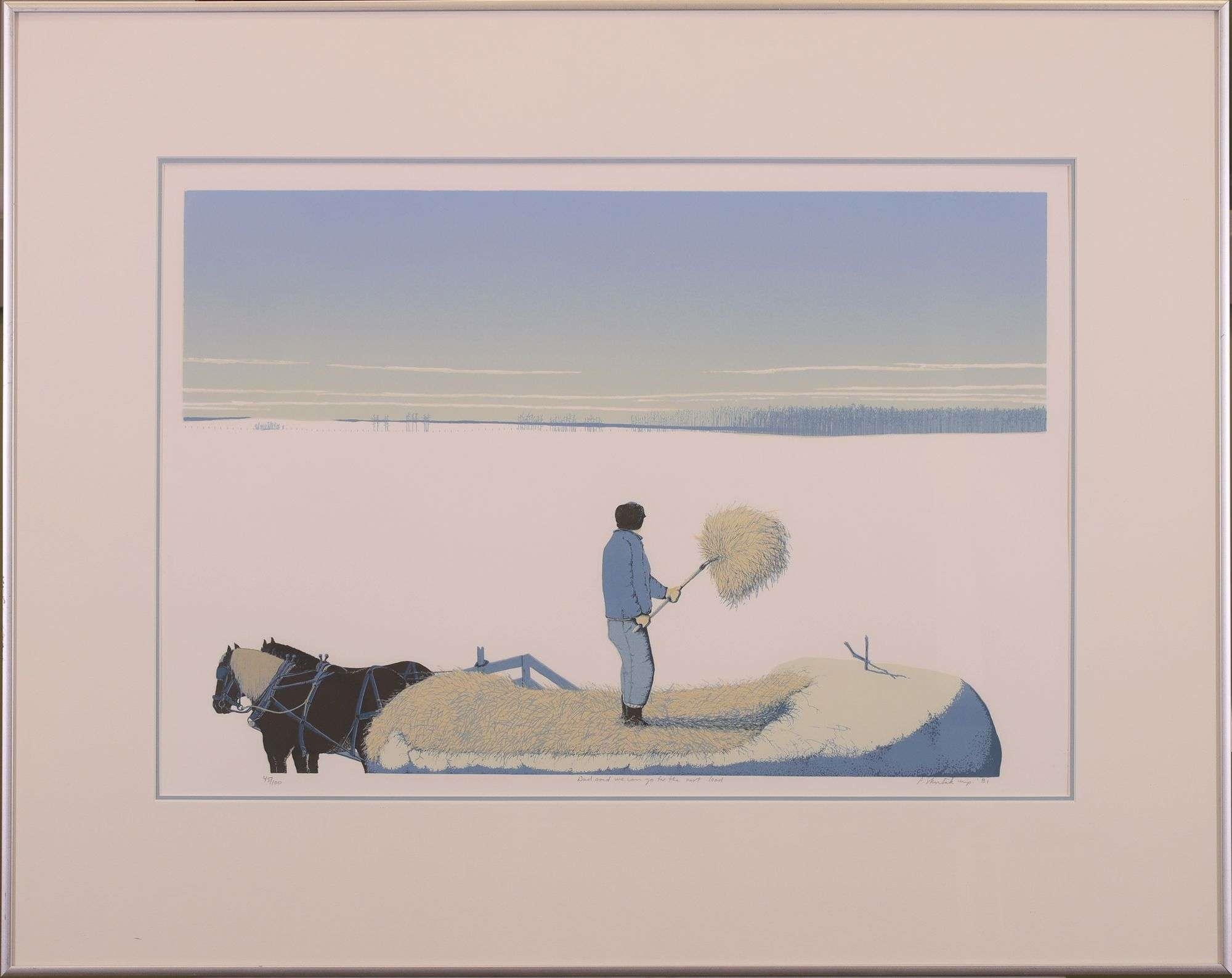 Peter Shostak | Dad Said We Could Go For the Next Load (1981) | MutualArt