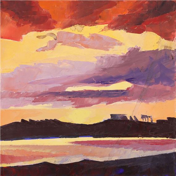 David Pugh | Lake Sunset (1993) | MutualArt
