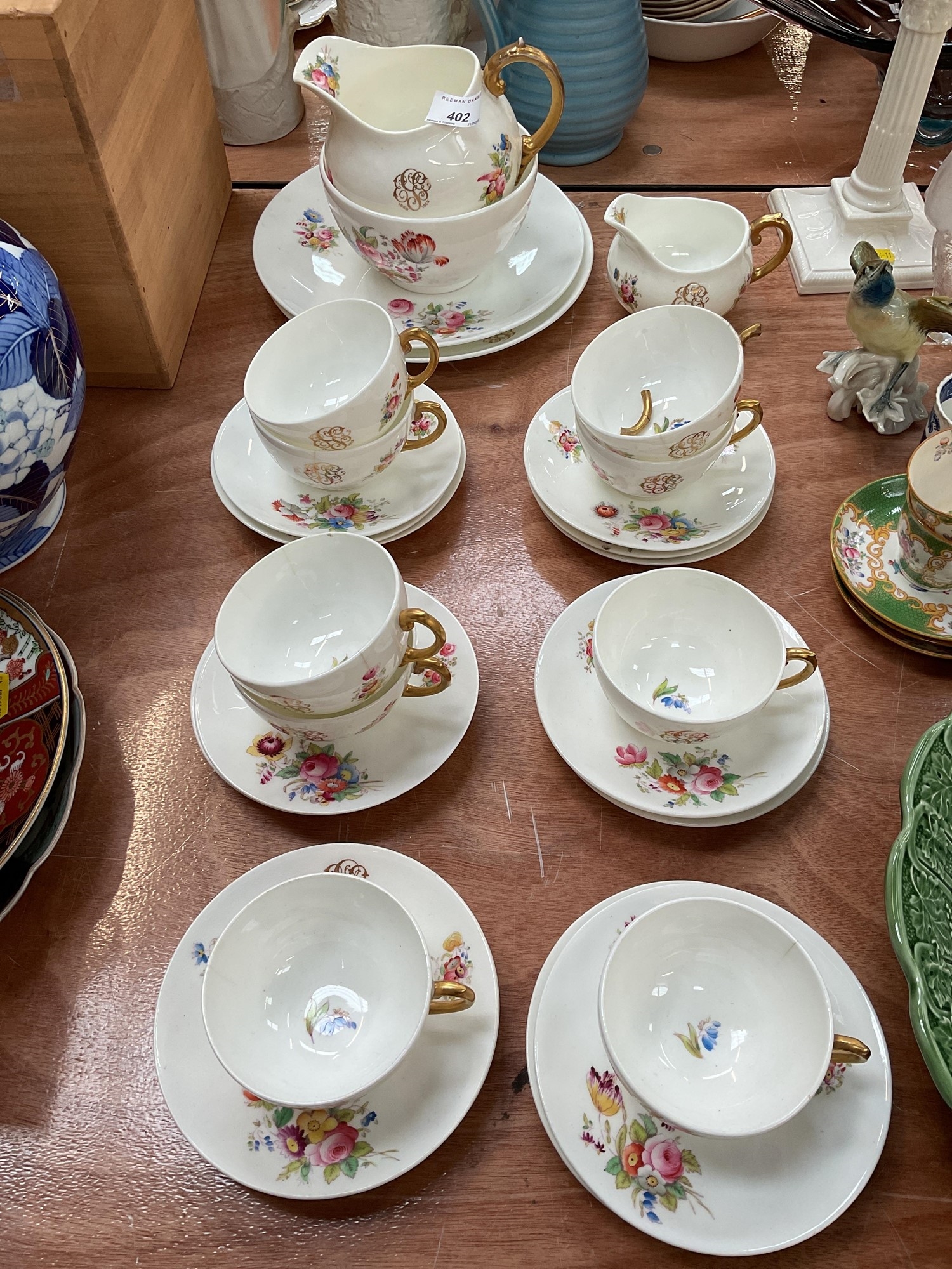 Coalport | Coalport tea service with 1862 to 1912 monogram (1862 ...