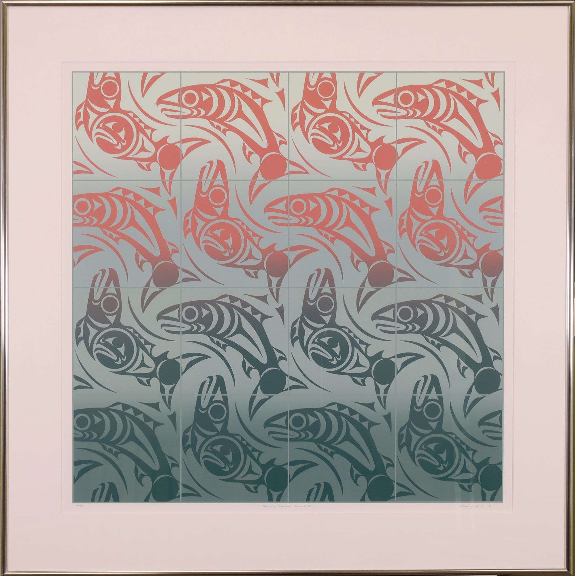 Susan A. Point | Sechelt Spawning Salmon Wall (1996) | MutualArt