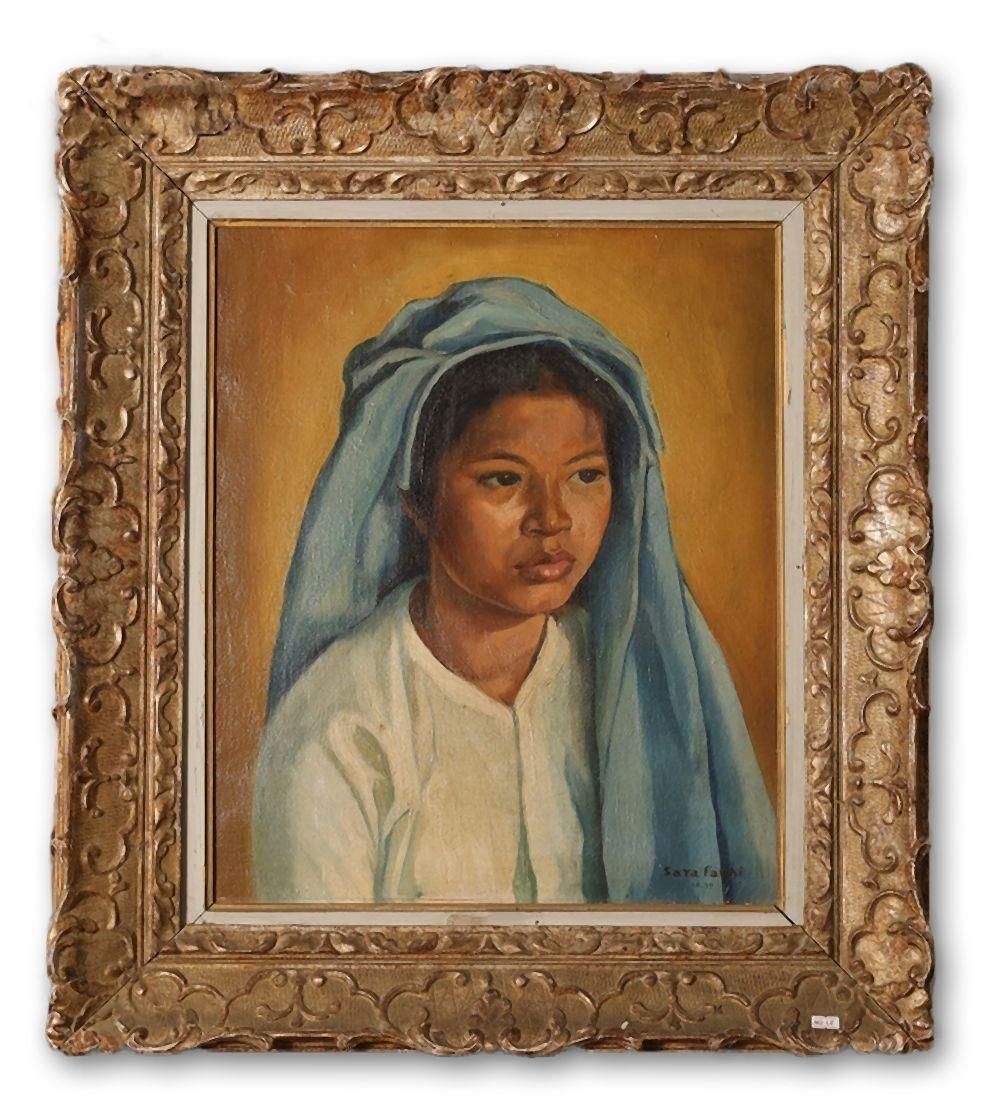 Sara Farhi | Portrait of an Indochinese girl, 1949 - SARA (1949) | MutualArt