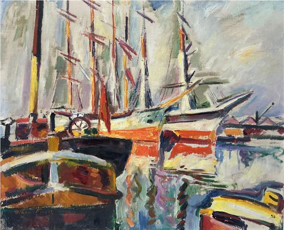 Achille Emile-Othon Friesz | Bateaux (1905) | MutualArt