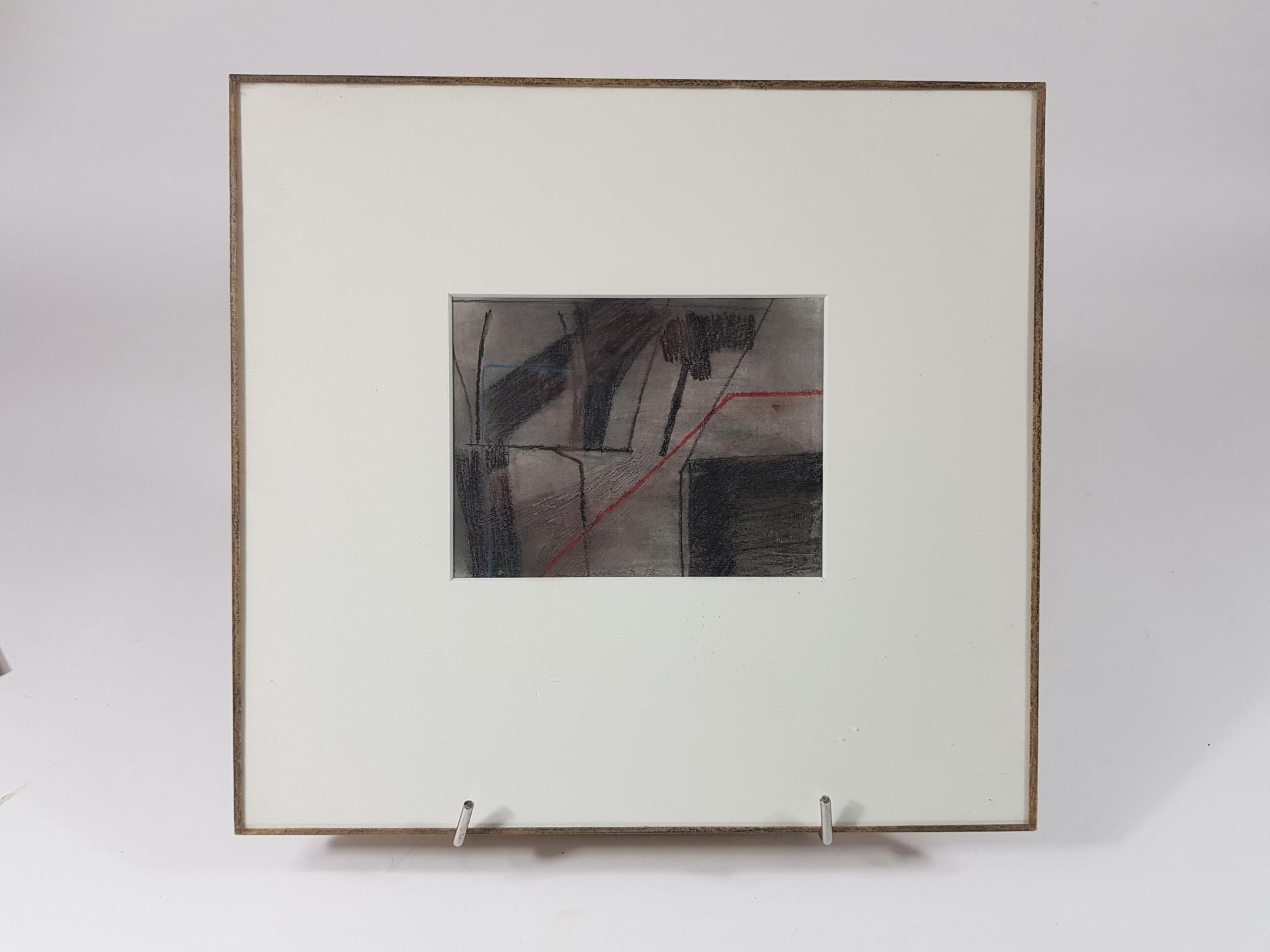 Michèle Clancy | Michèle CLANCY (1940) - Composition au trait rouge ...
