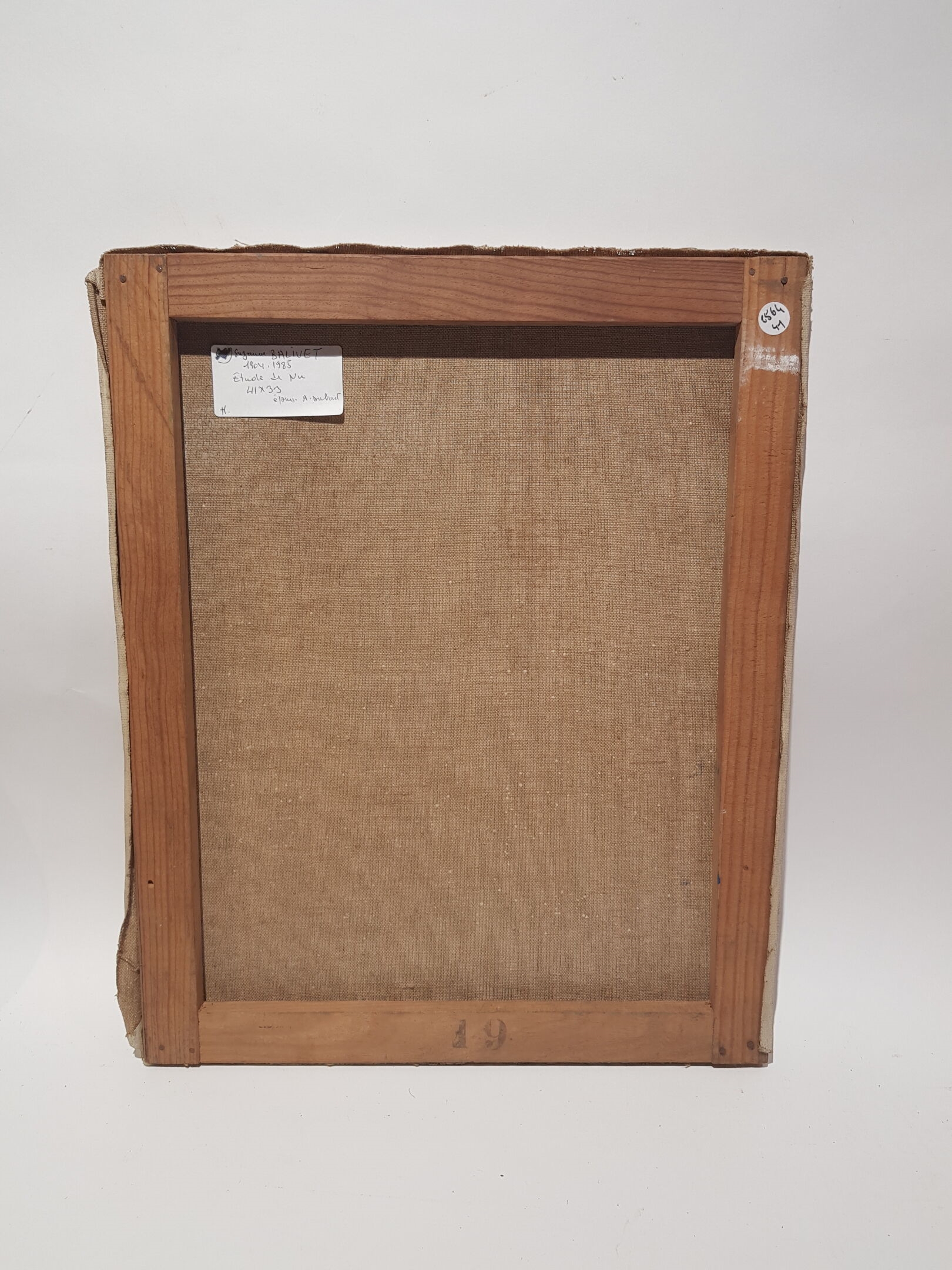 Suzanne Ballivet | Ecole française XXème - Etude de nu assis ...