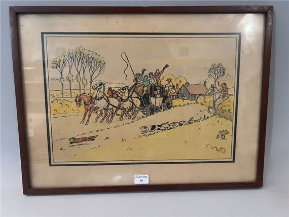 Harry Eliott | La chasse au renard | MutualArt