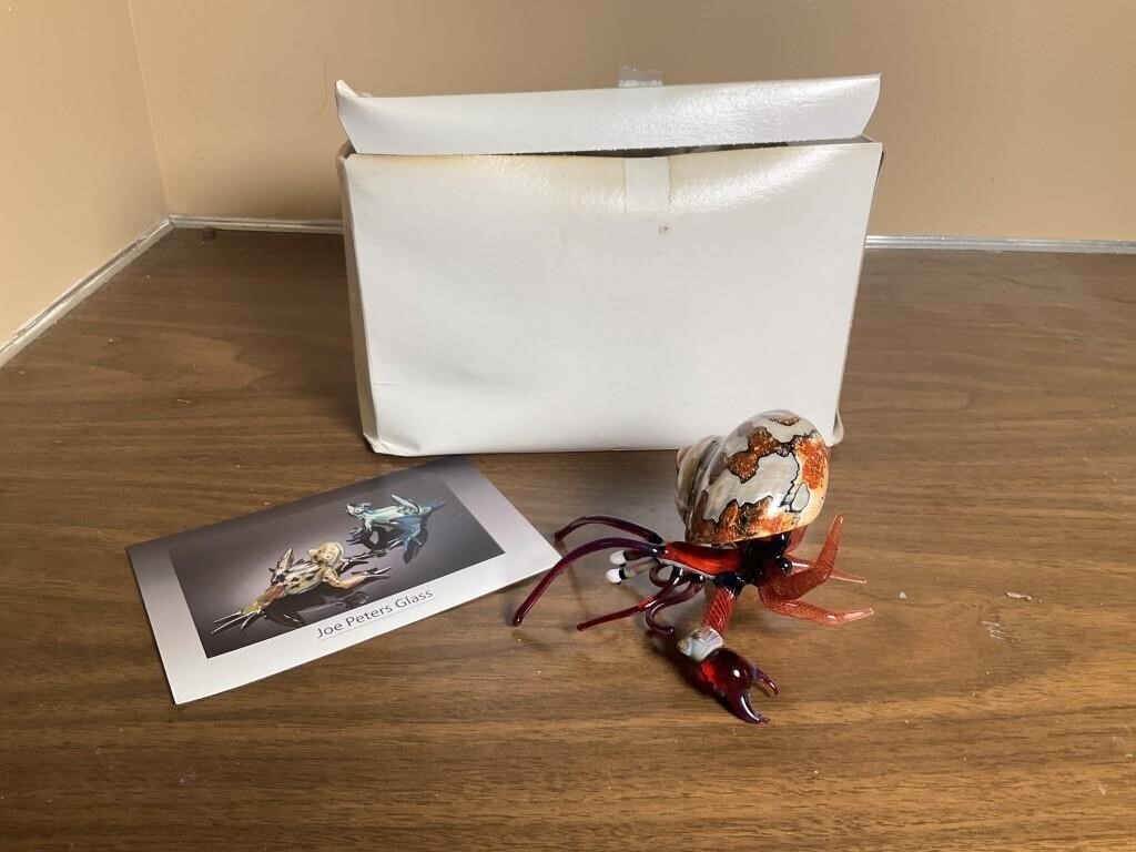 Joe Peters | Joe Peters Art Glass Hermit Crab | MutualArt