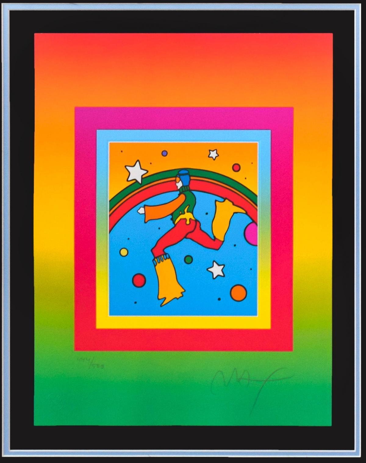 Peter Max | Cosmic Jumper on Blends | MutualArt
